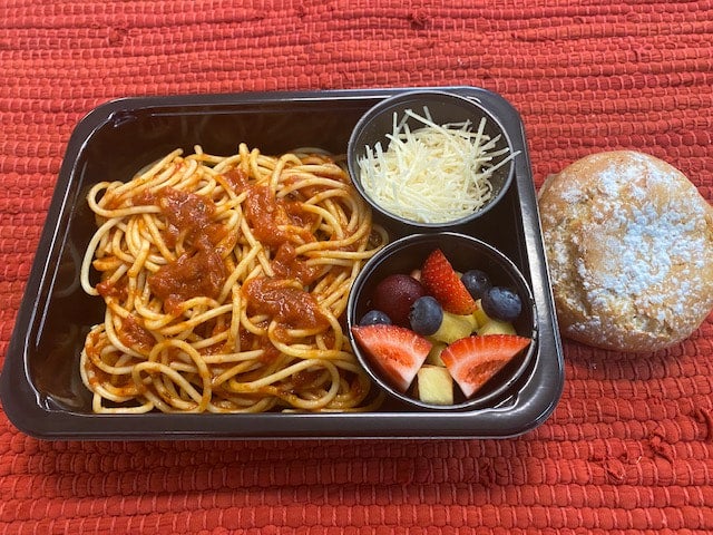 Prepared Meal Delivery - Spaghetti Marinara | Carolina Gourmet